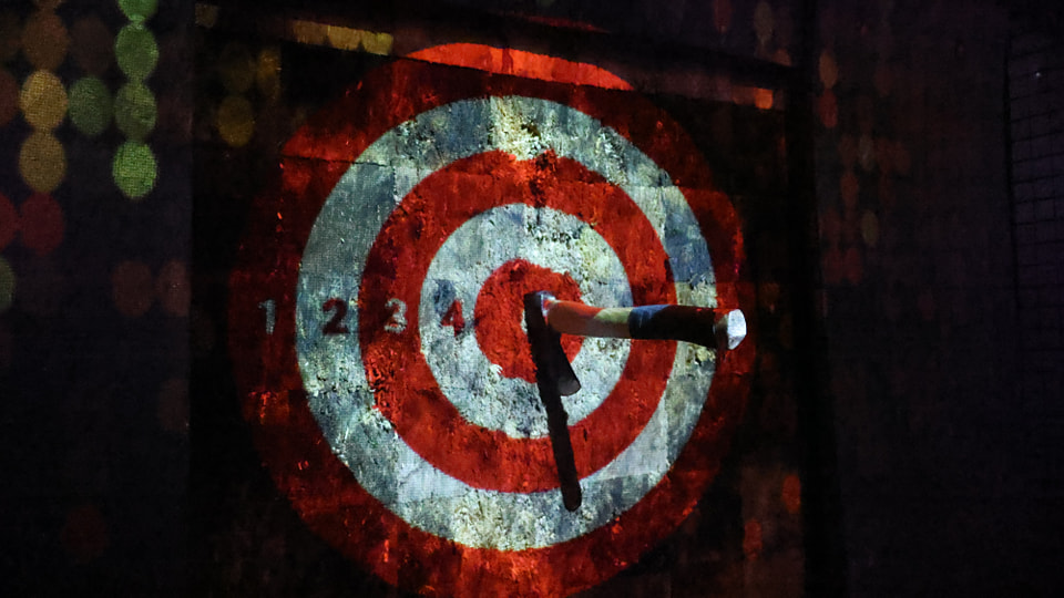 Interactive Axe Throwing Games | Double Edge Axes